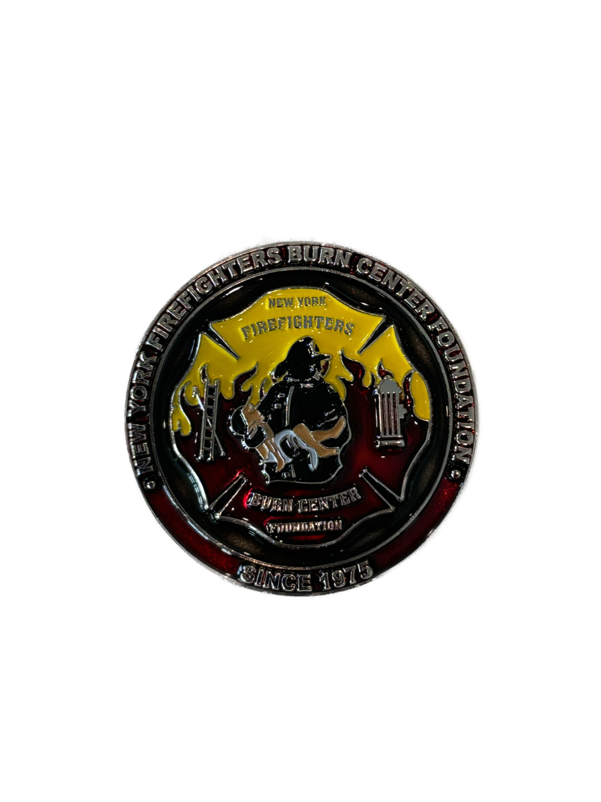 NYC Firefighter Burn Center Challenge Coin · Job Town Tools