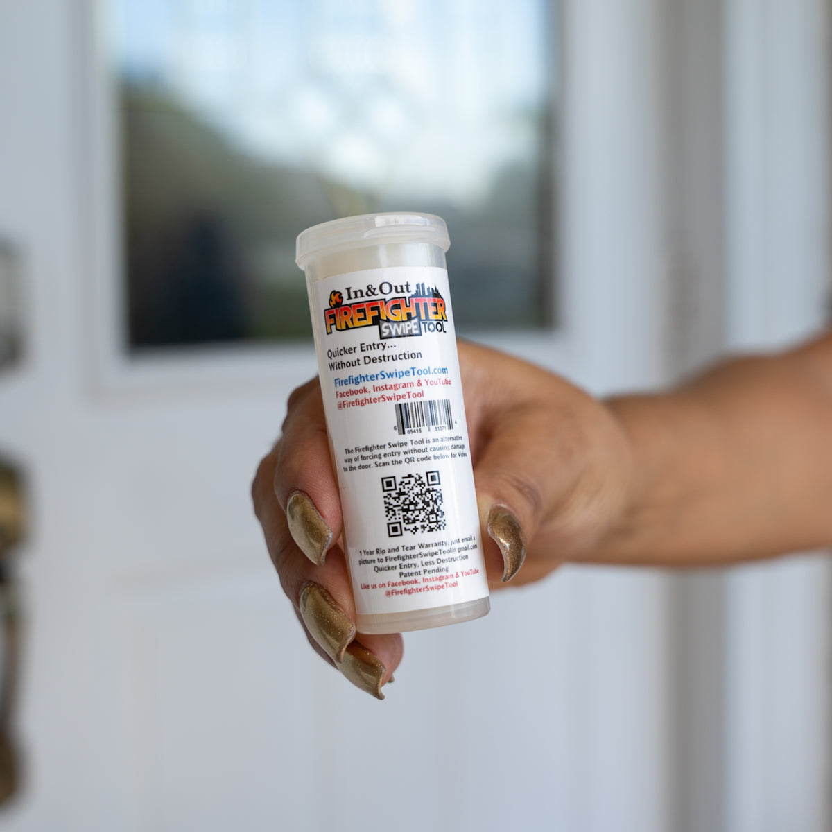 GOAT Firefighter Swipe Tool for Inward & Outward Opening Doors -Fire, EMS, Police · Job Town Tools